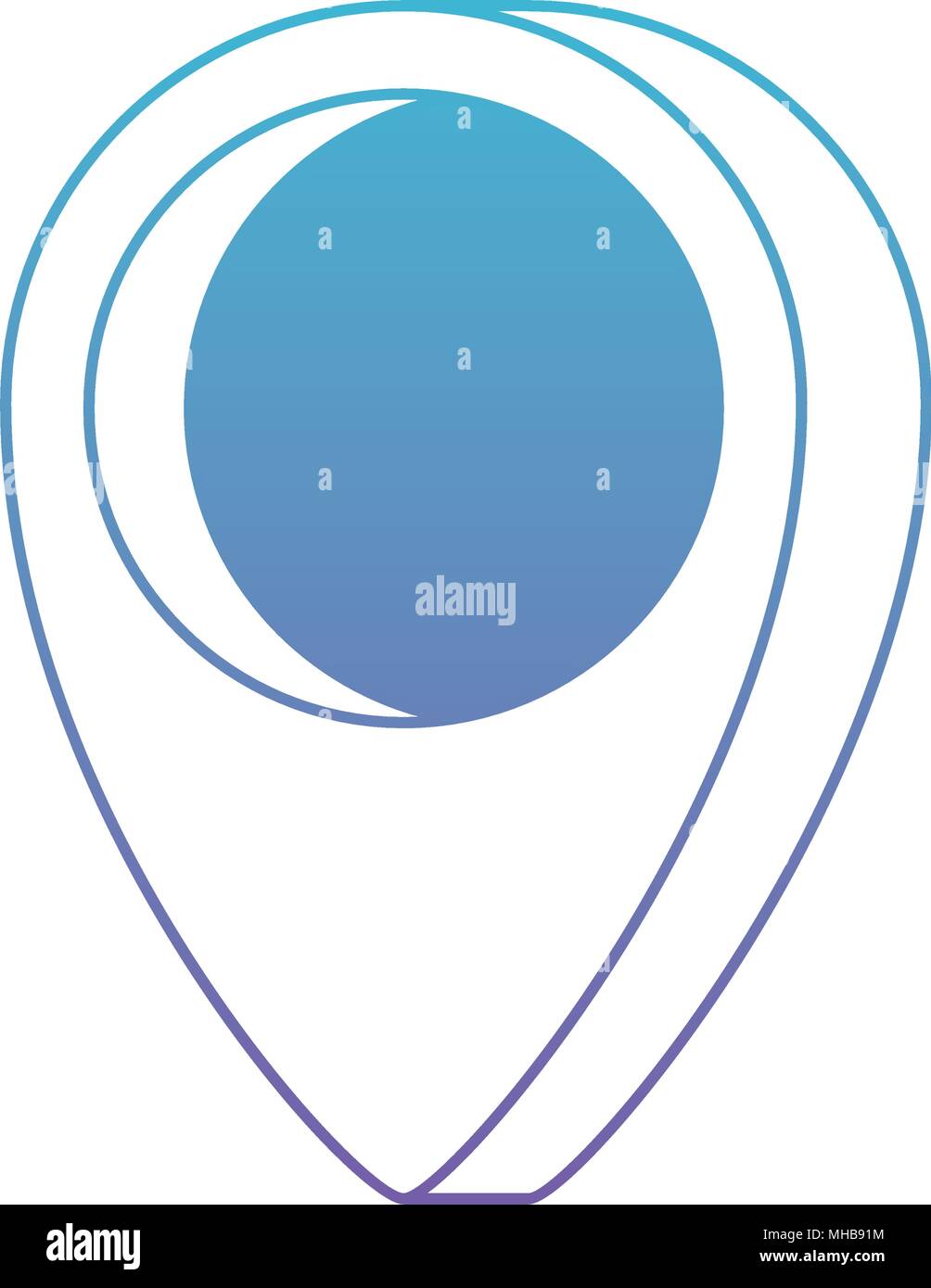 isometric pin pointer location Stock Vector Image & Art - Alamy