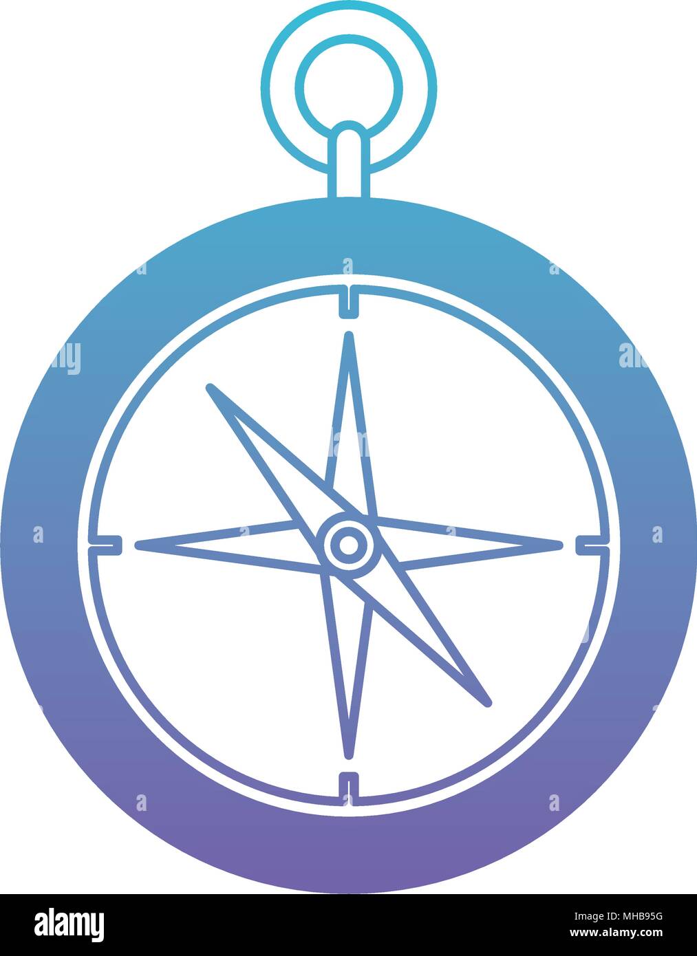 compass guide isolated icon Stock Vector Image & Art - Alamy