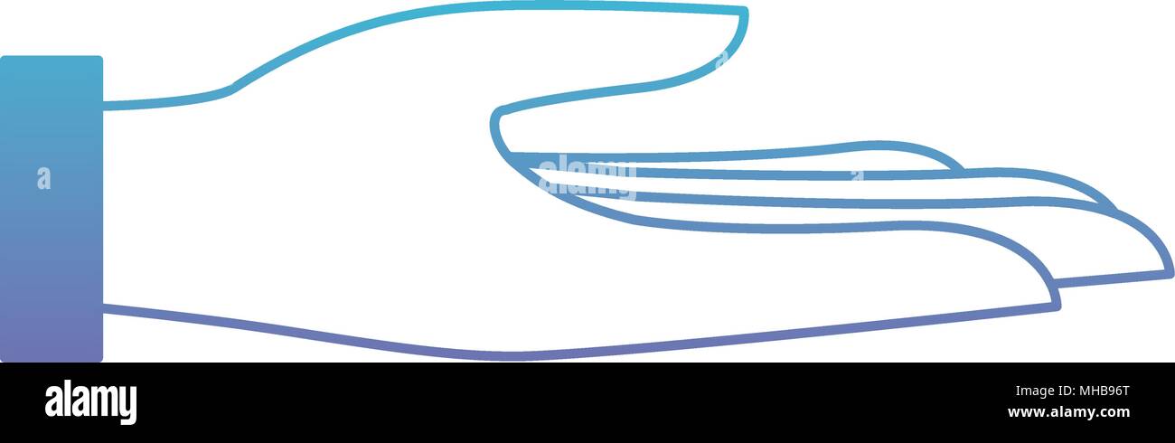 hand human receiving icon Stock Vector Image & Art - Alamy