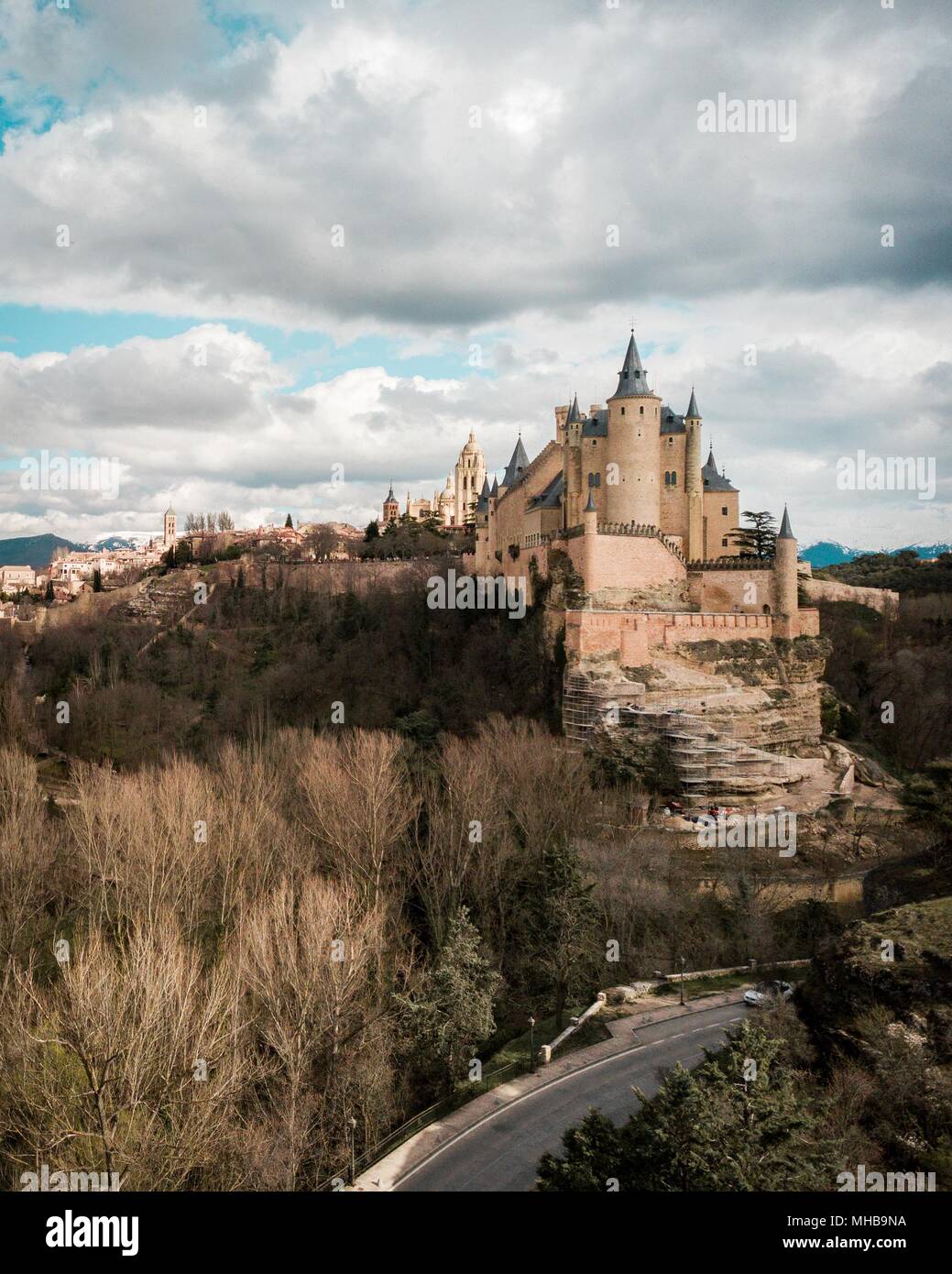 Castle of Segovia, Spain Stock Photo - Alamy