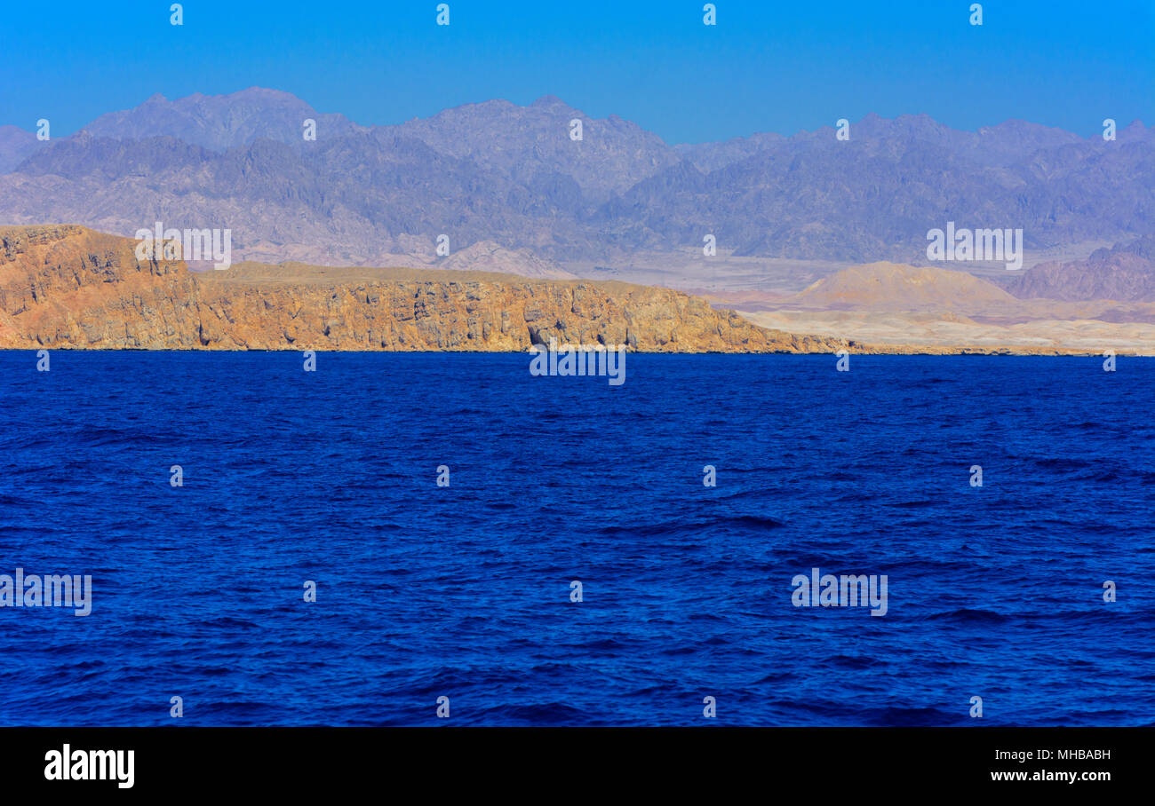 Elevated above sea level, beautiful coral reefs the form mountains and ...