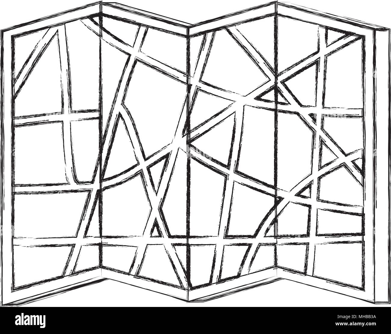 map guide paper icon Stock Vector Image & Art - Alamy