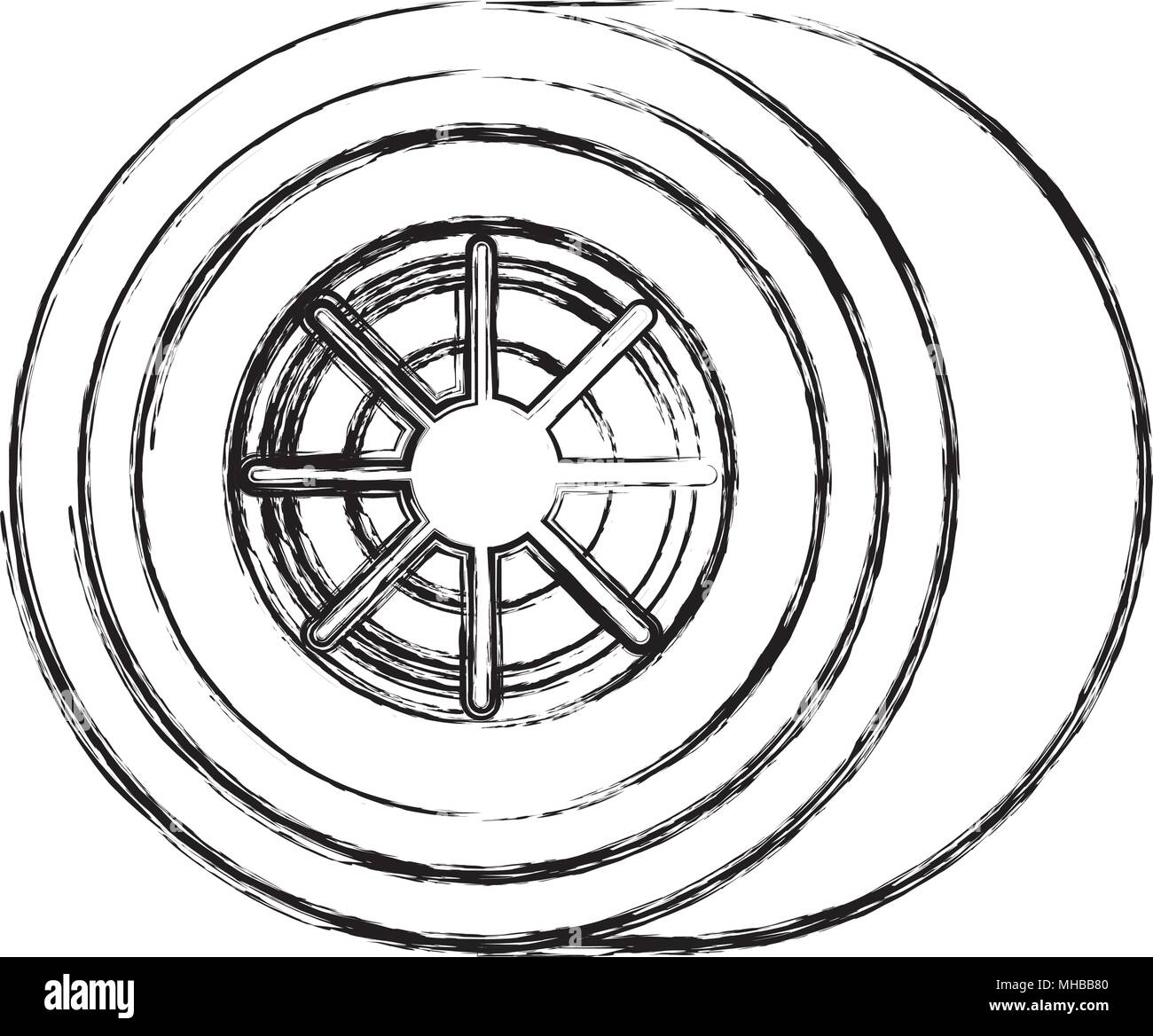 isometric car wheel icon Stock Vector Image & Art - Alamy