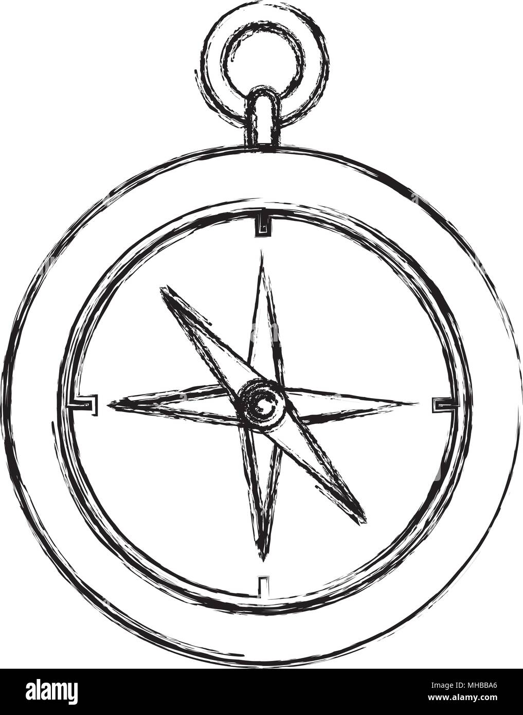 compass guide isolated icon Stock Vector Image & Art - Alamy