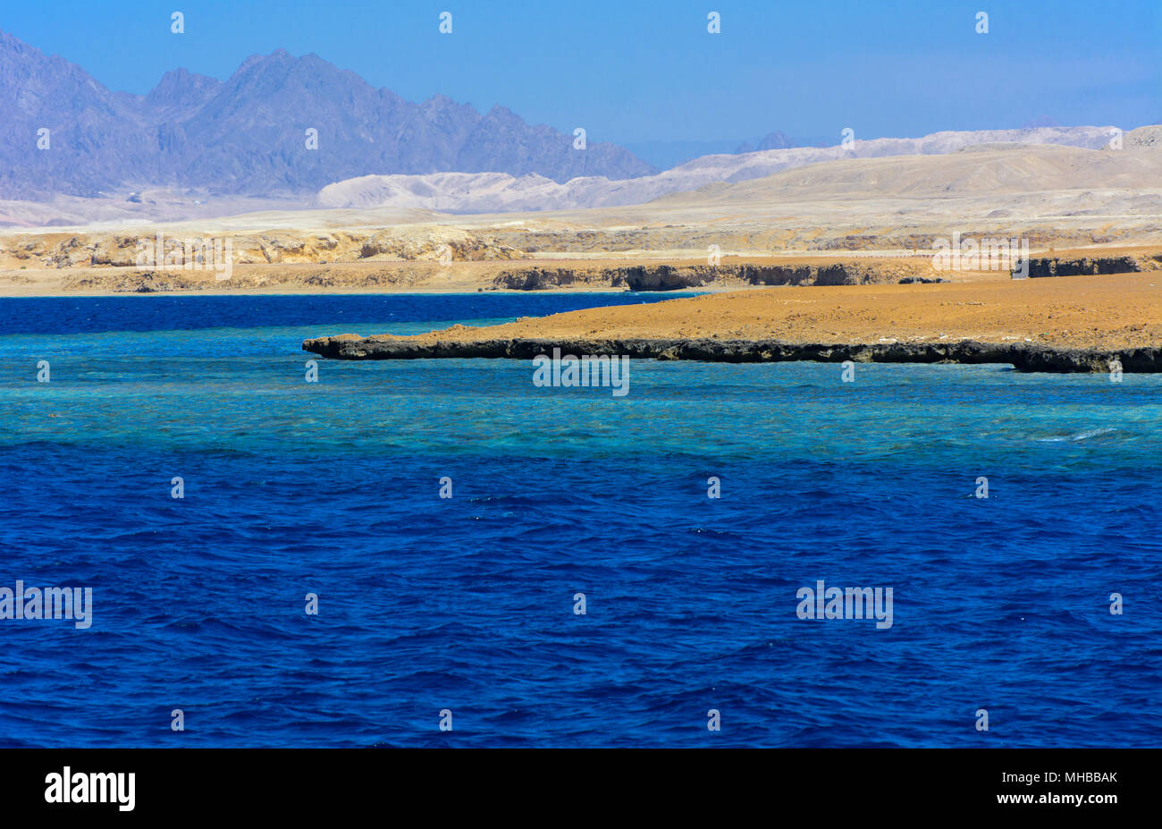 Elevated above sea level, beautiful coral reefs the form mountains and ...