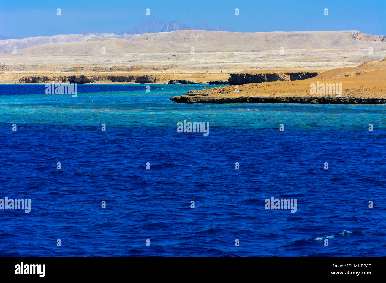 Elevated above sea level, beautiful coral reefs the form mountains and ...