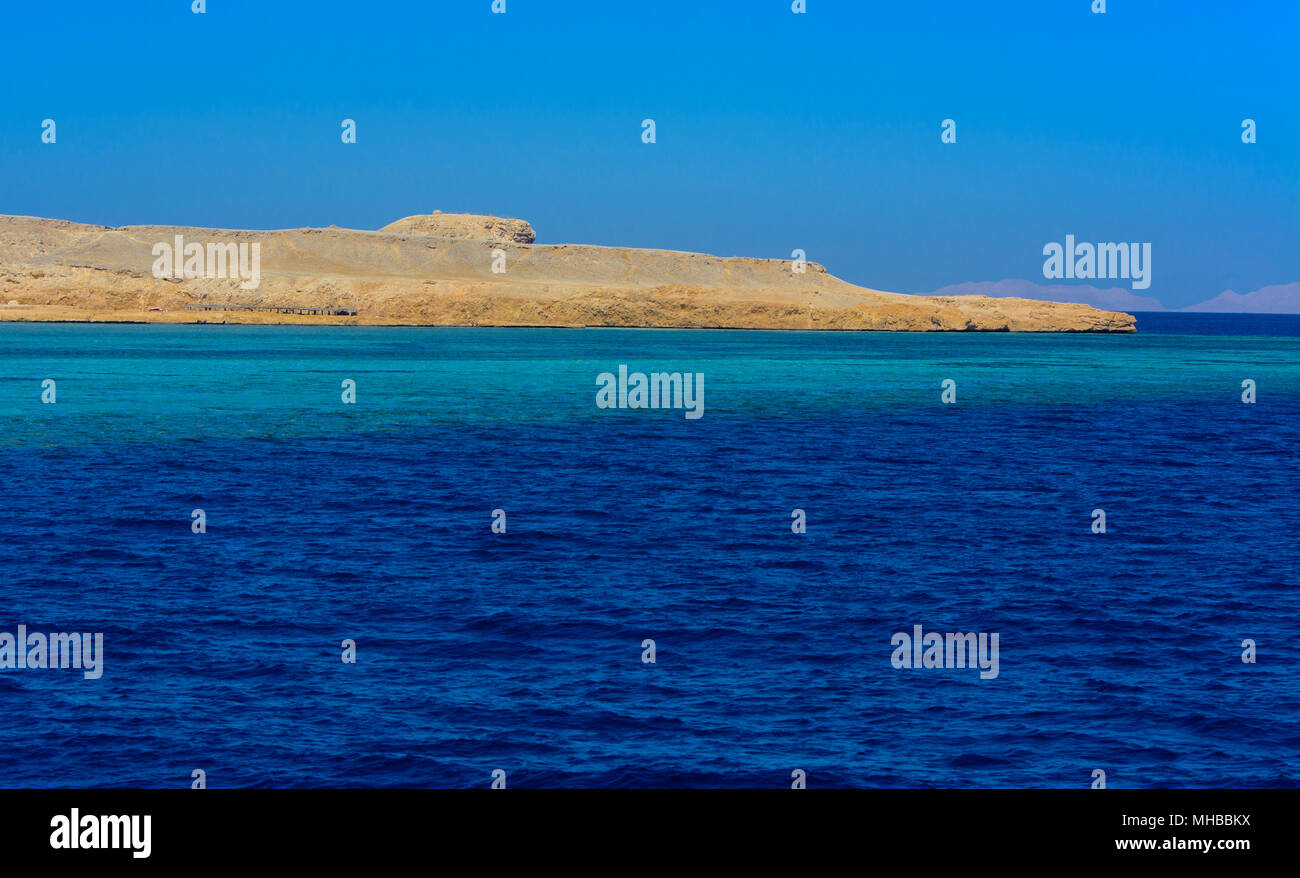 Elevated above sea level, beautiful coral reefs the form mountains and ...