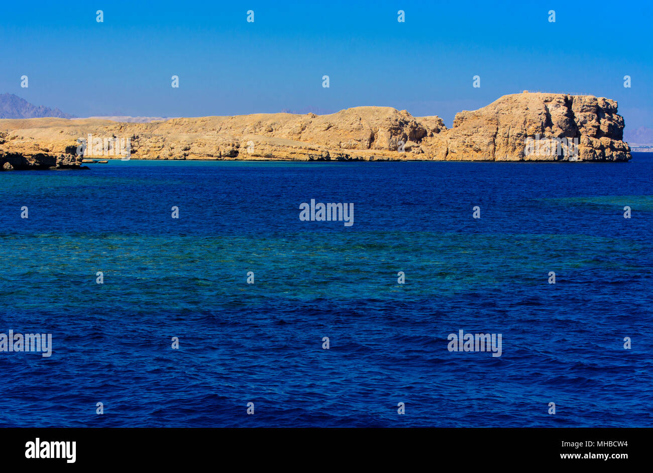 Elevated above sea level, beautiful coral reefs the form mountains and ...