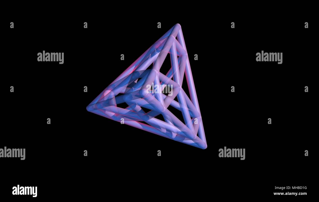 3d geometric art . 3d rendering Stock Photo - Alamy