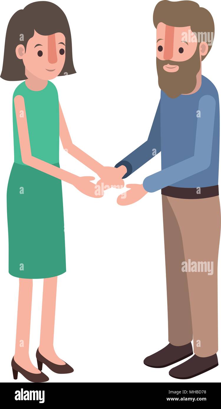 couple isometrics avatars characters Stock Vector Image & Art - Alamy