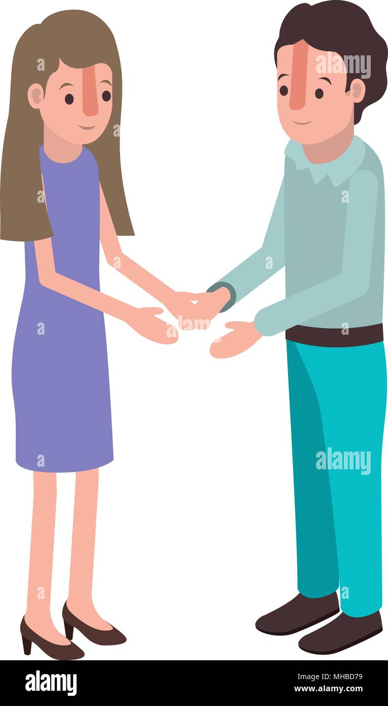 couple isometrics avatars characters Stock Vector Image & Art - Alamy