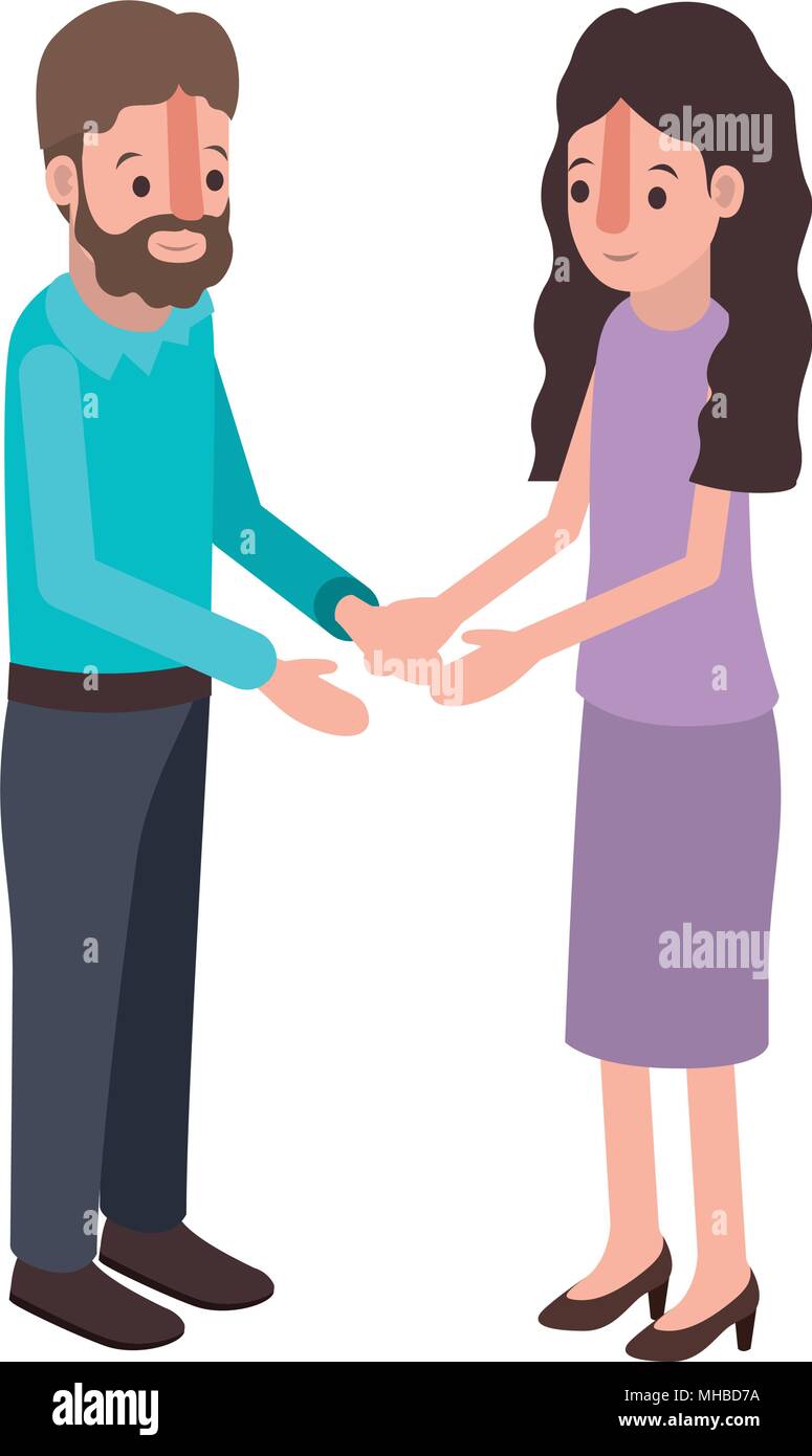 couple isometrics avatars characters Stock Vector Image & Art - Alamy