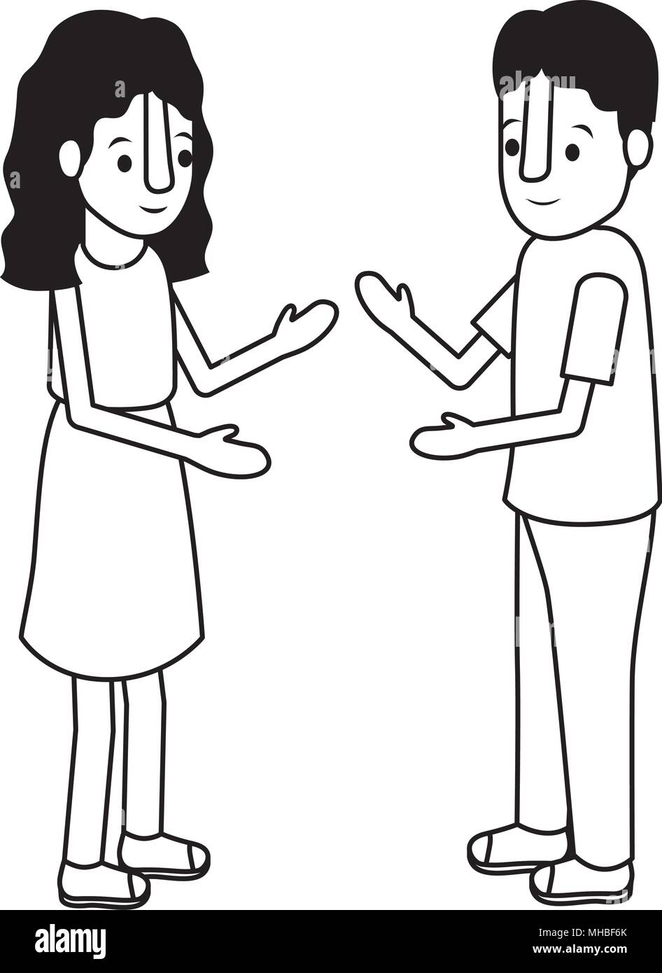 isometric little kids couple character Stock Vector Image & Art - Alamy