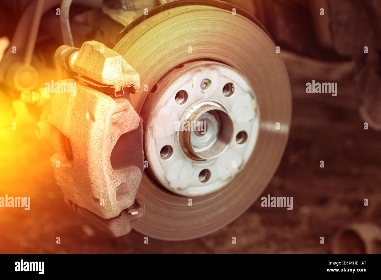 Hot brake disc hi-res stock photography and images - Alamy