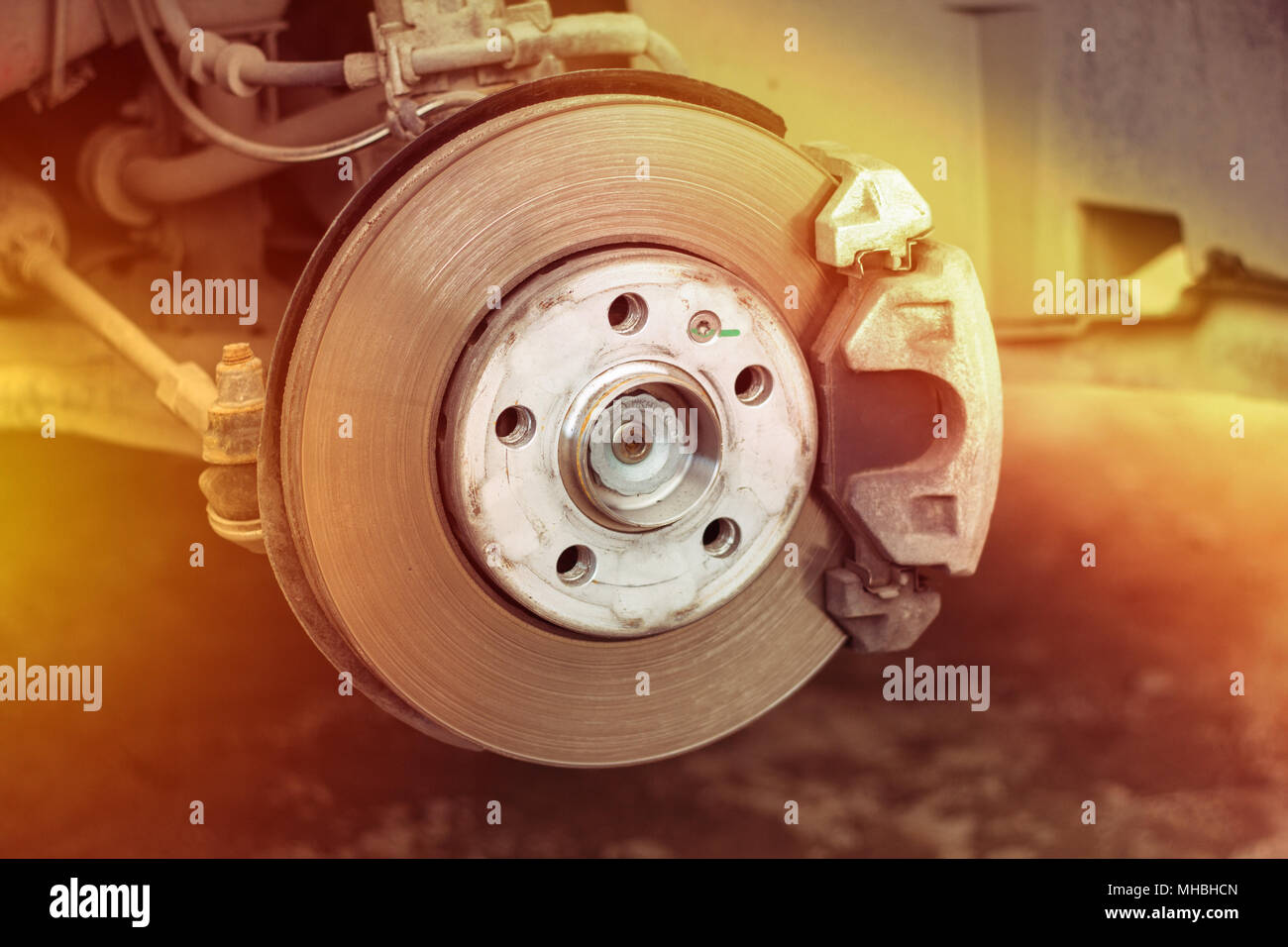 Hot brake disc hi-res stock photography and images - Alamy