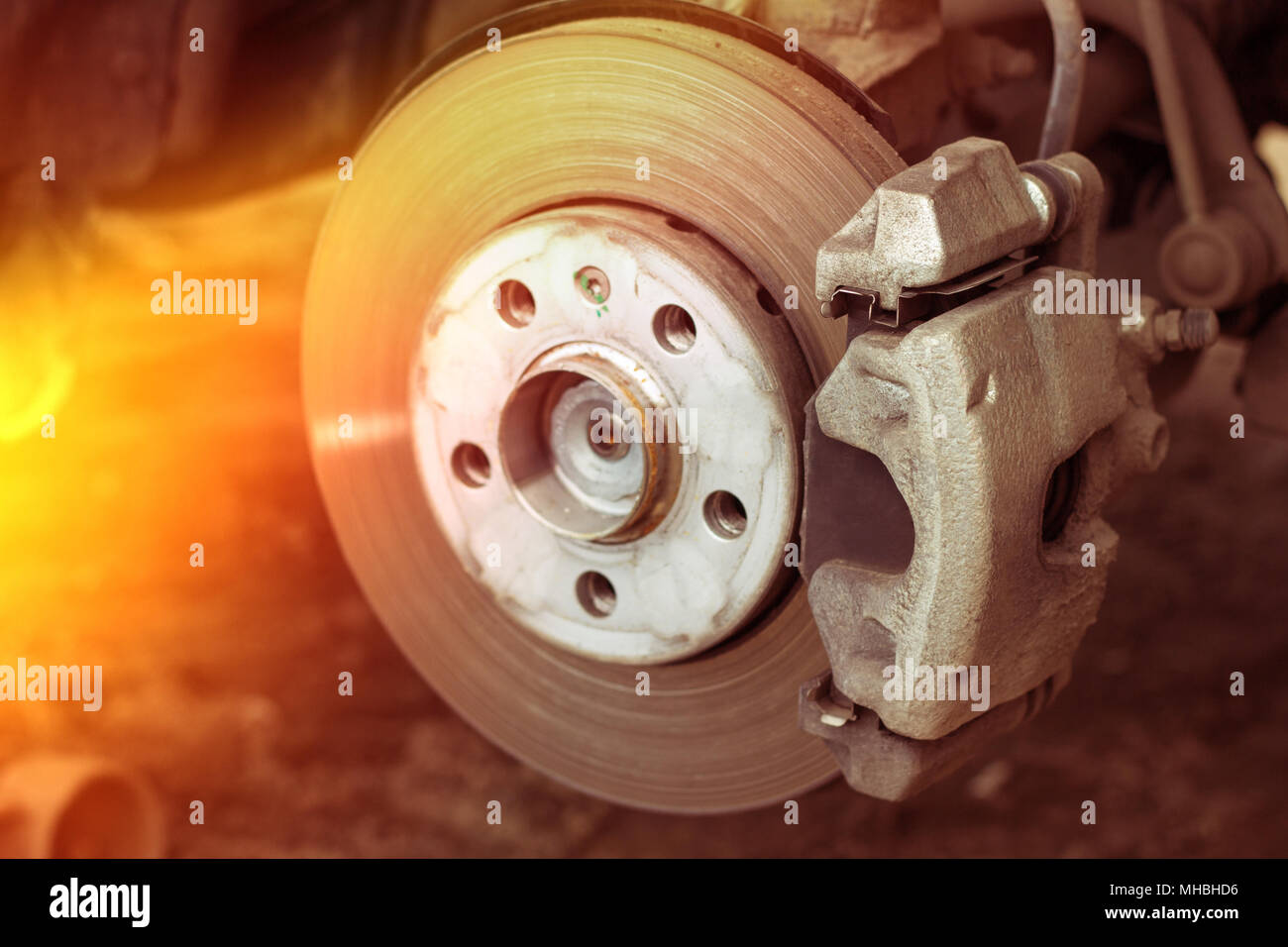 Disc brake hot hi-res stock photography and images - Alamy