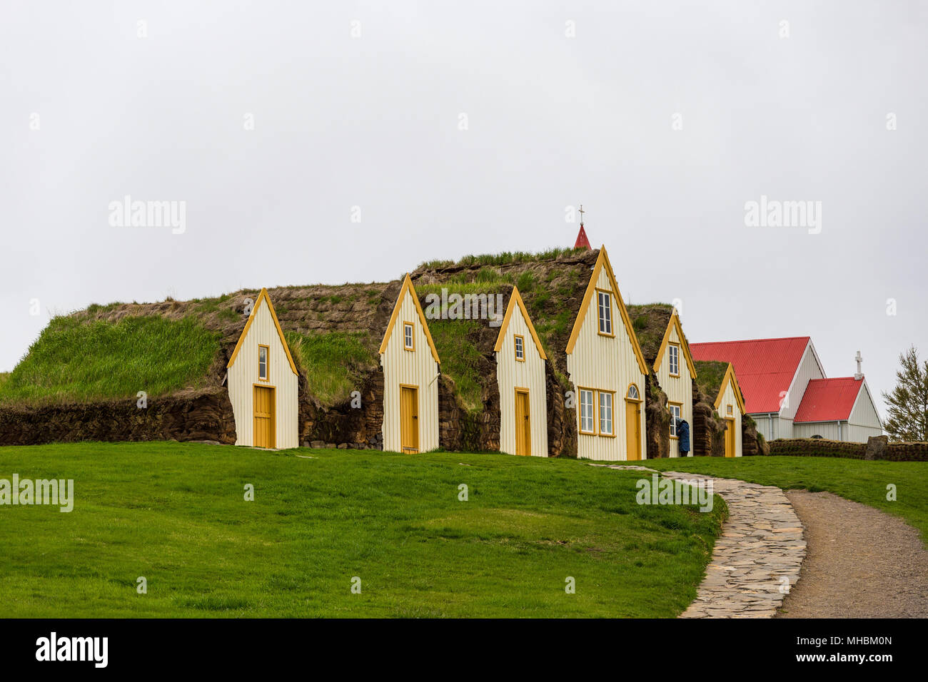 Turf farmhouse iceland hi-res stock photography and images - Alamy