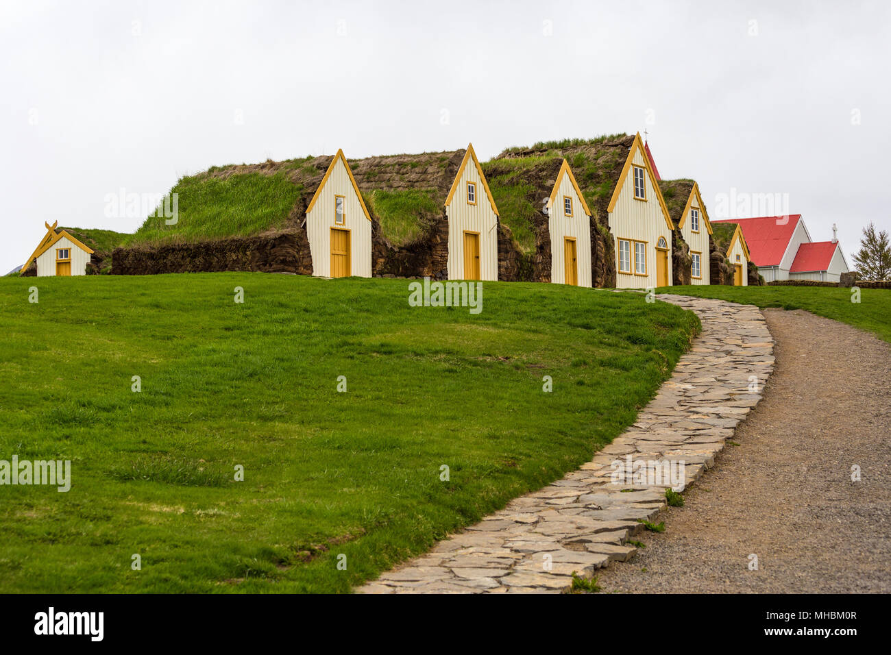 Turf farmhouse iceland hi-res stock photography and images - Alamy