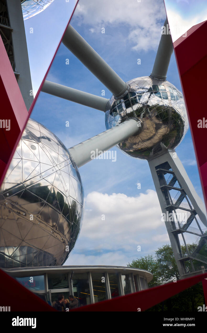 Inside atomium at brussels hi-res stock photography and images - Alamy