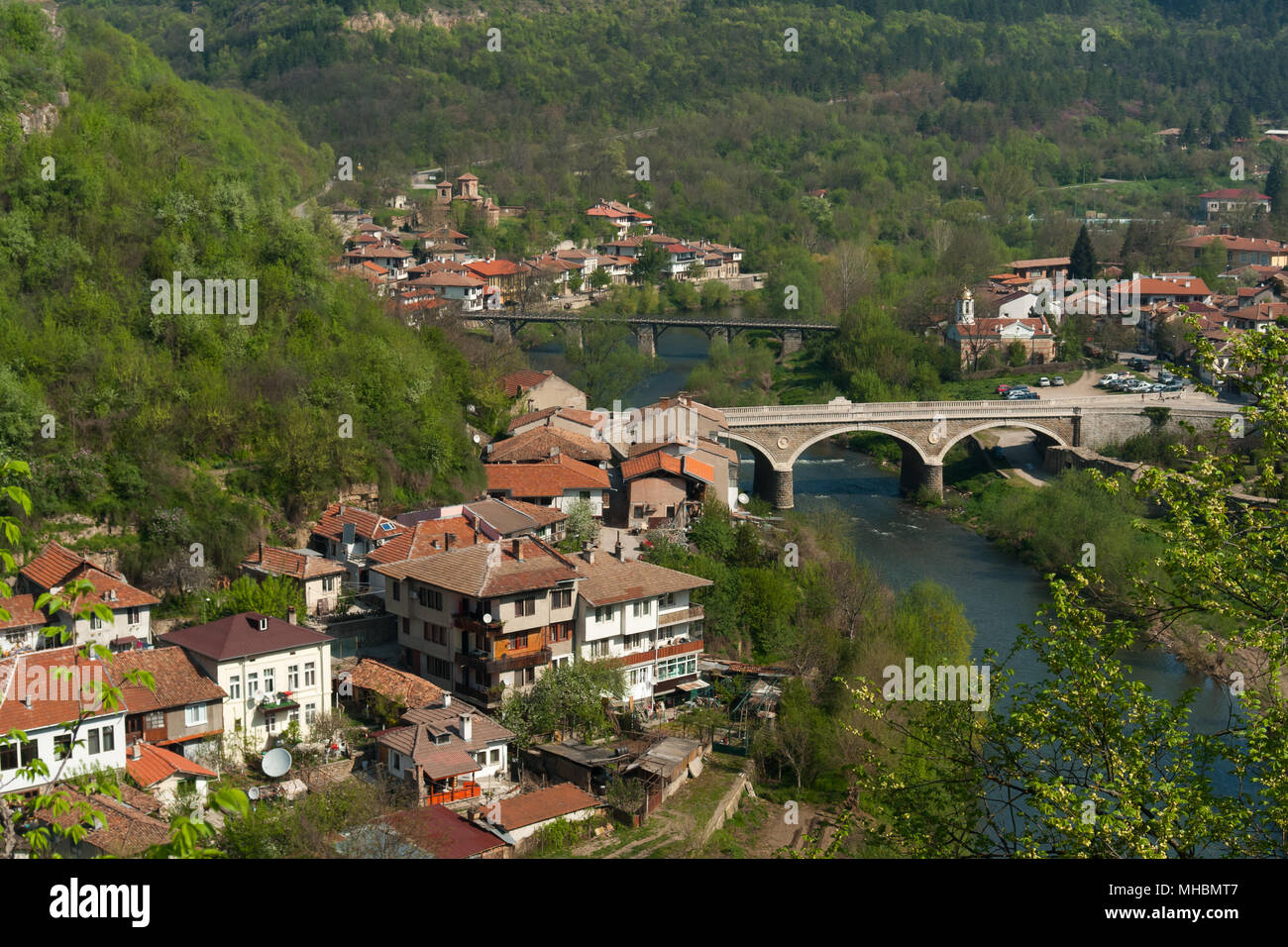 Typical architecture,historical medieval houses,Old city street view ...