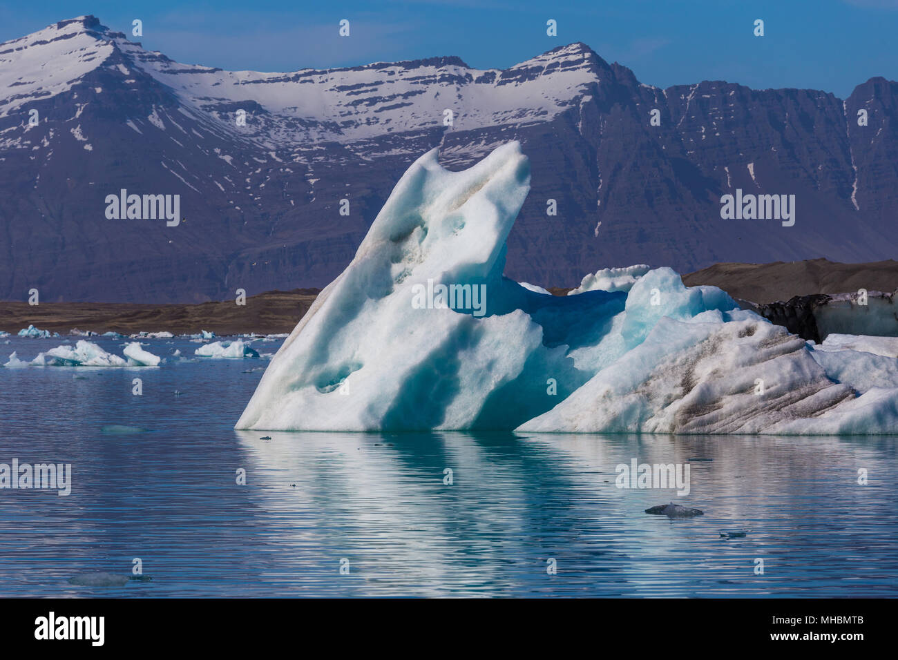 Seascape with floating iceberg hi-res stock photography and images - Alamy