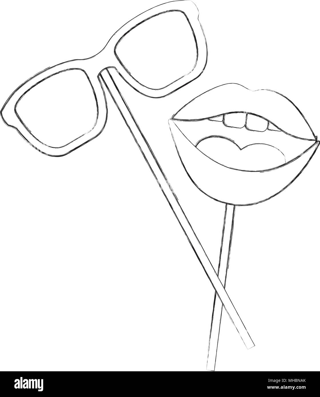 Performance icon in comic Stock Vector Images - Alamy