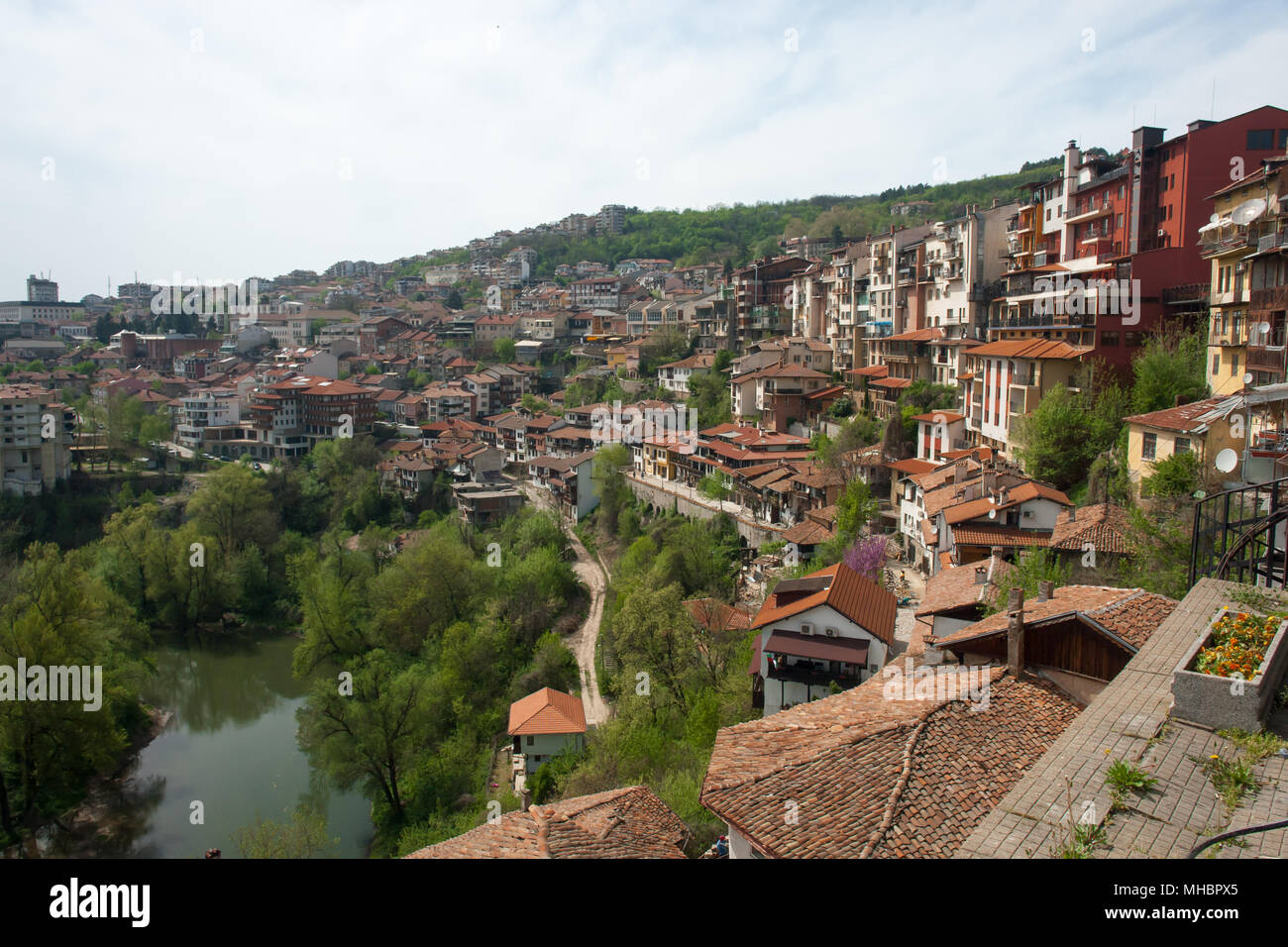 Typical architecture,historical medieval houses,Old city street view ...