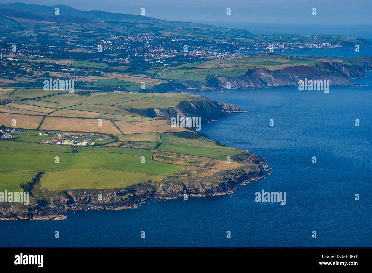 Isle of man aerial hi-res stock photography and images - Alamy