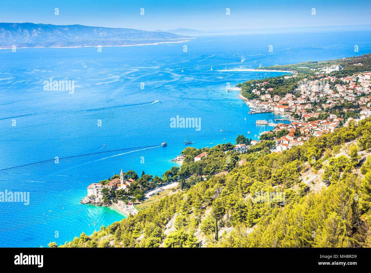 Island of Brac in Croatia, Europe. Beautiful Place Stock Photo - Alamy