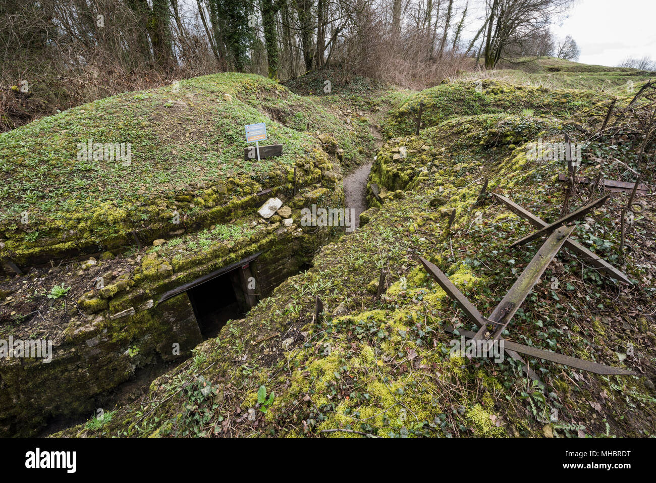 First world war fortifications hi-res stock photography and images - Alamy