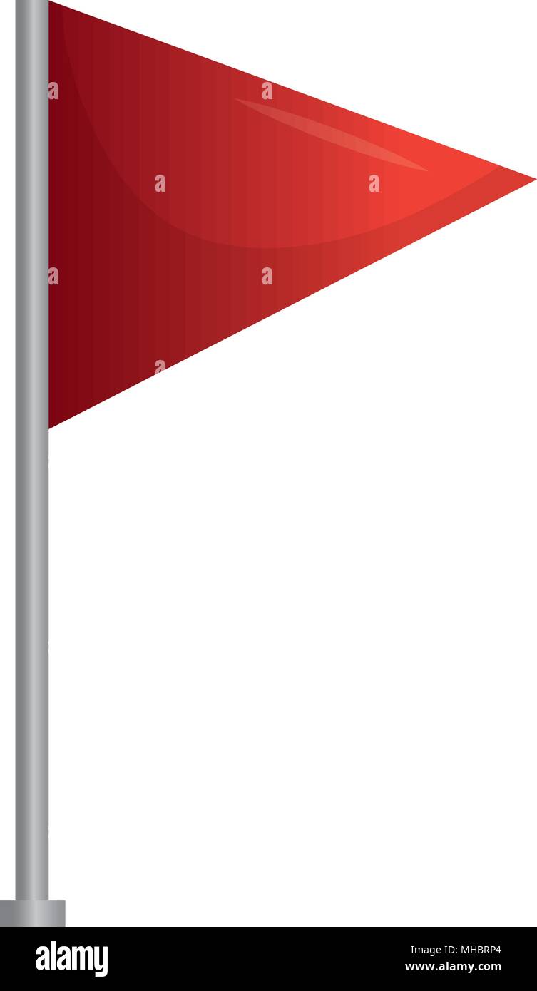 gps navigation red flag mark vector illustration Stock Vector Image ...