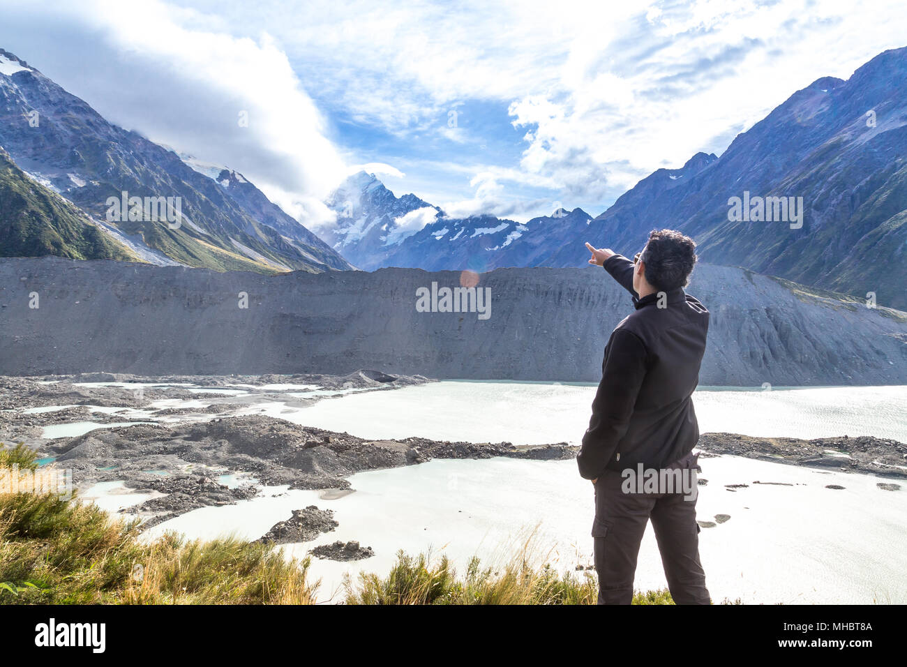 Amazing view alpine road lake hi-res stock photography and images - Alamy