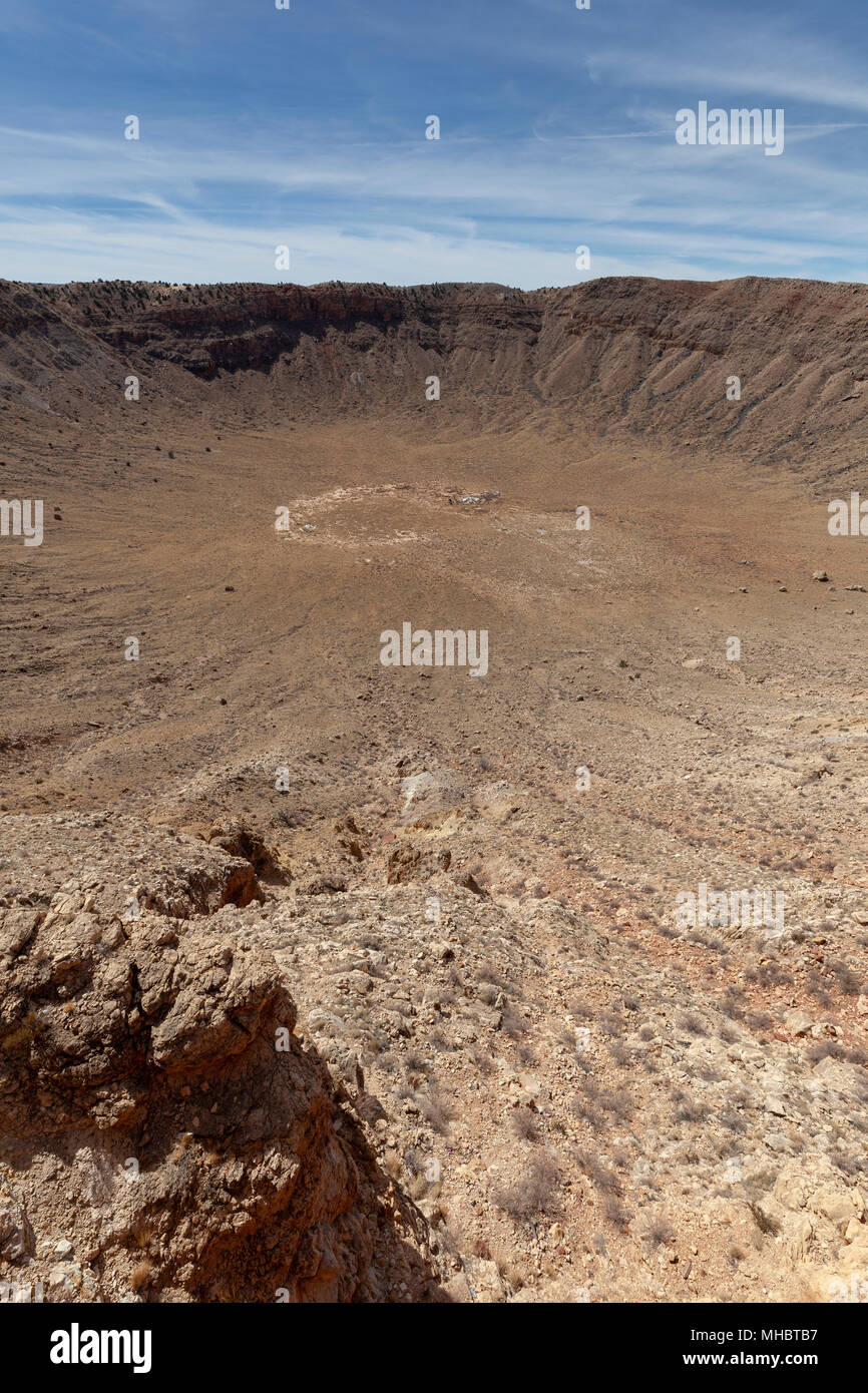 Meteor Impact Crater Stock Photo - Alamy