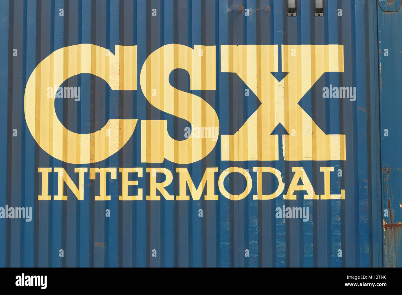 Lafayette - Circa April 2018: CSX Intermodal Truck. CSX Intermodal ...