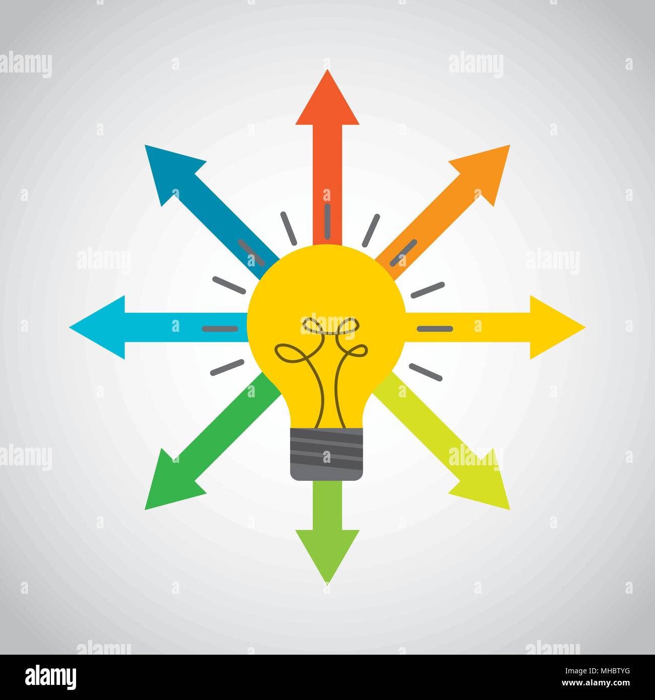 different thoughts design, vector illustration eps10 graphic Stock ...