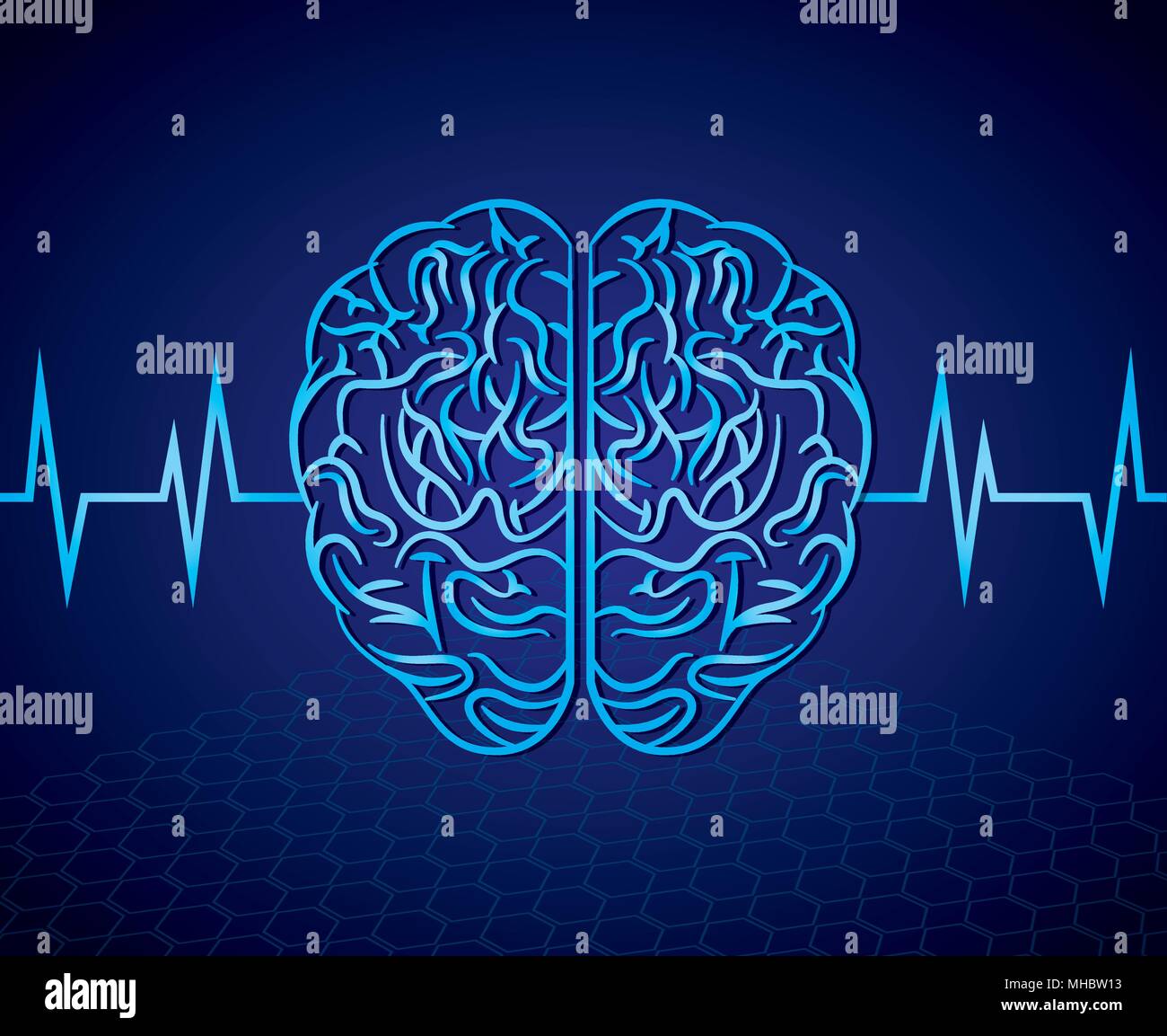 mental health design, vector illustration eps10 graphic Stock Vector ...