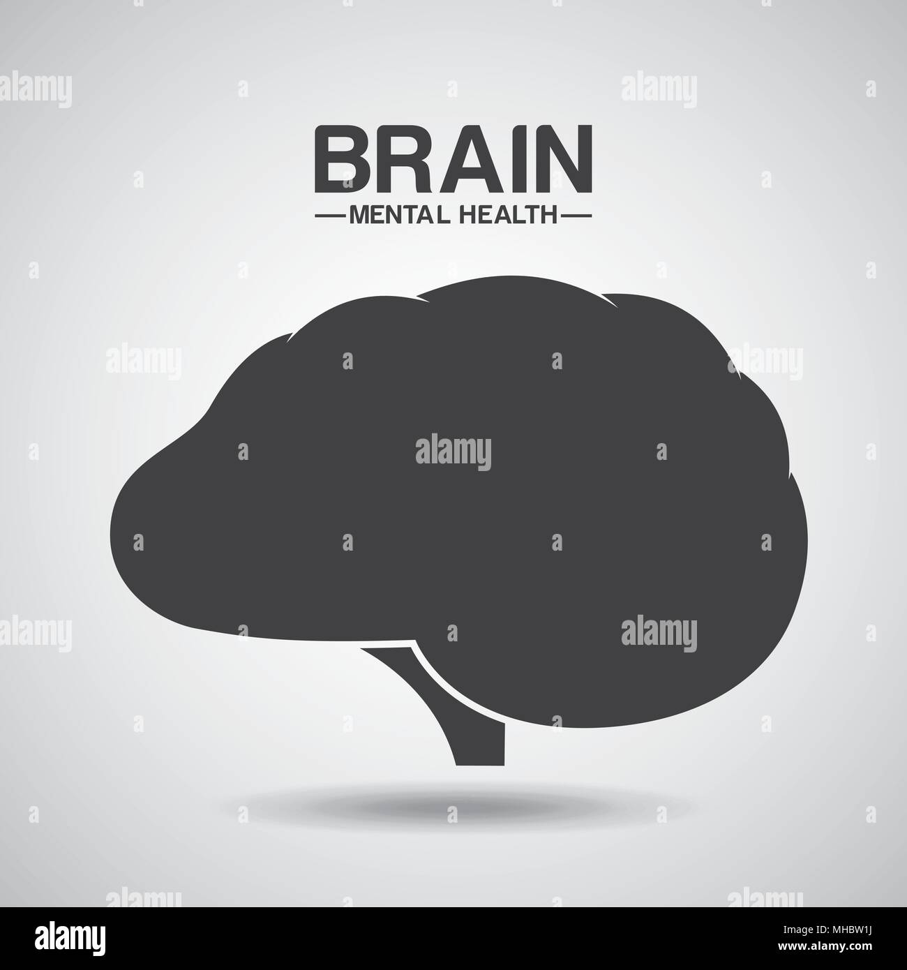 mental health design, vector illustration eps10 graphic Stock Vector ...