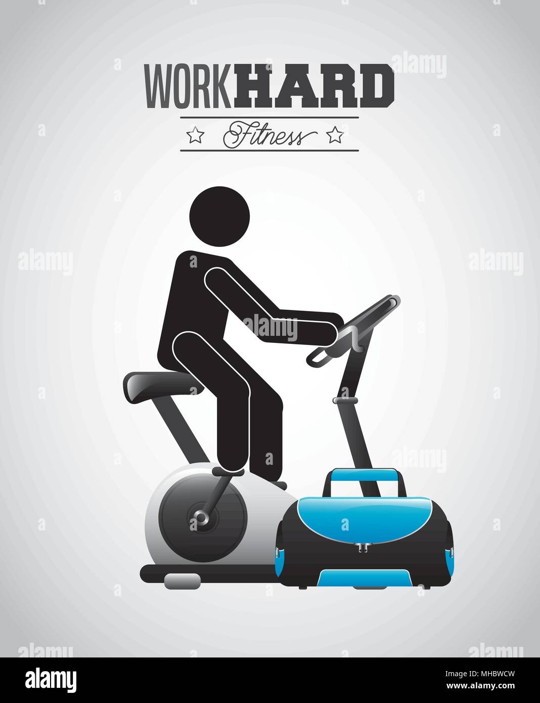 hard work design, vector illustration eps10 graphic Stock Vector Image ...