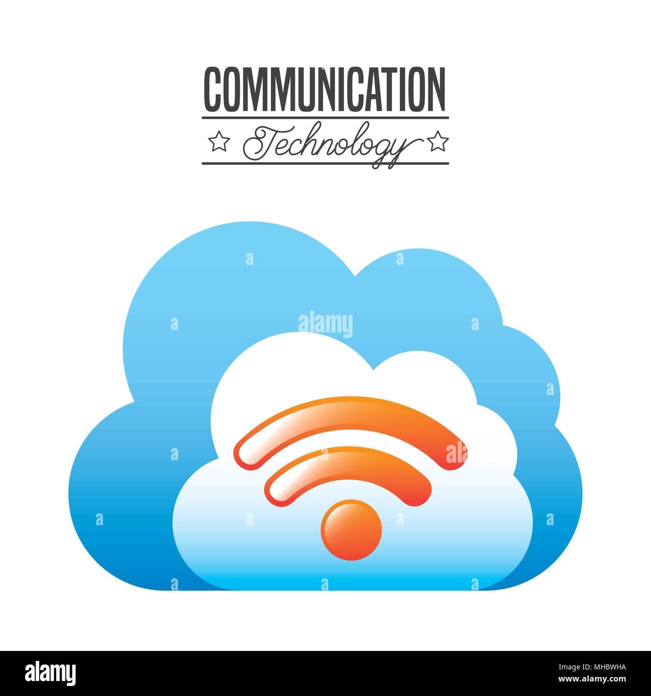 communication technology design, vector illustration eps10 graphic ...