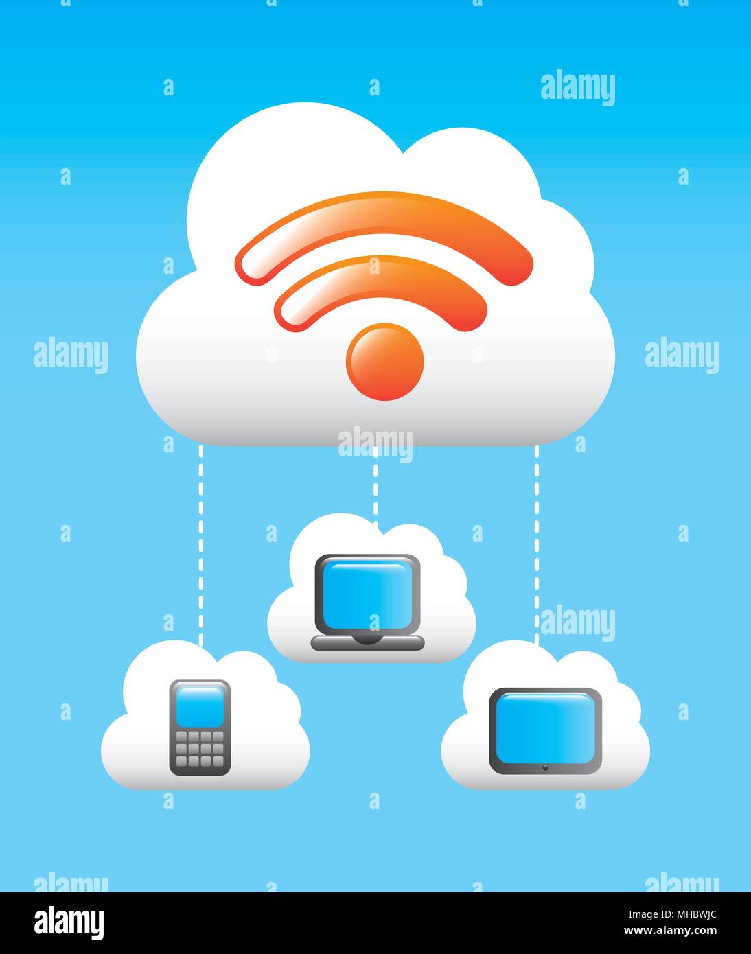 communication technology design, vector illustration eps10 graphic ...