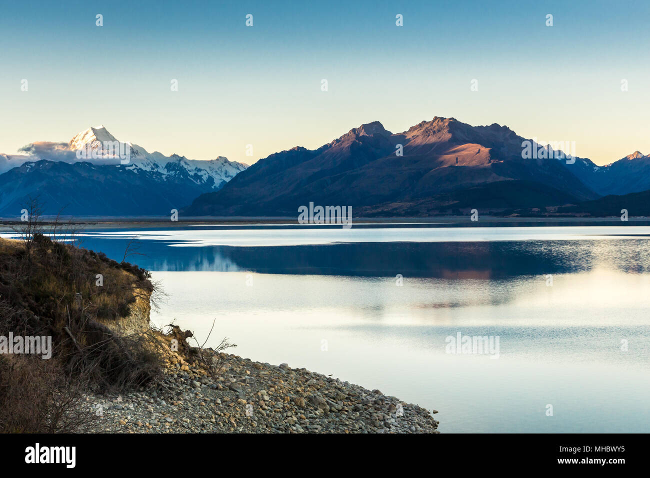 Aoraki Mount Cook National Park, New Zealand, Oceania Stock Photo - Alamy