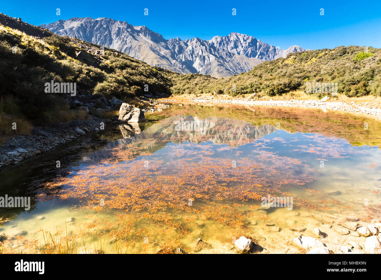 Mount Cook, New Zealand. Amazing Place Stock Photo - Alamy