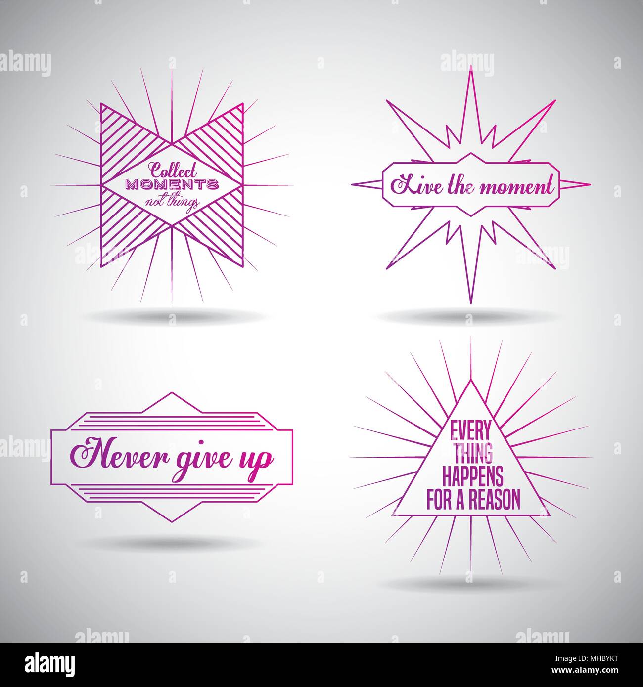 motivational message design, vector illustration eps10 graphic Stock ...
