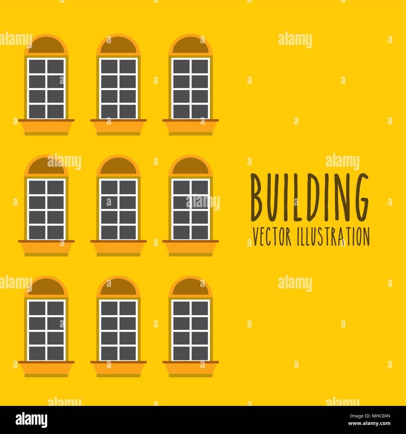 Apartment building side view Stock Vector Images - Alamy