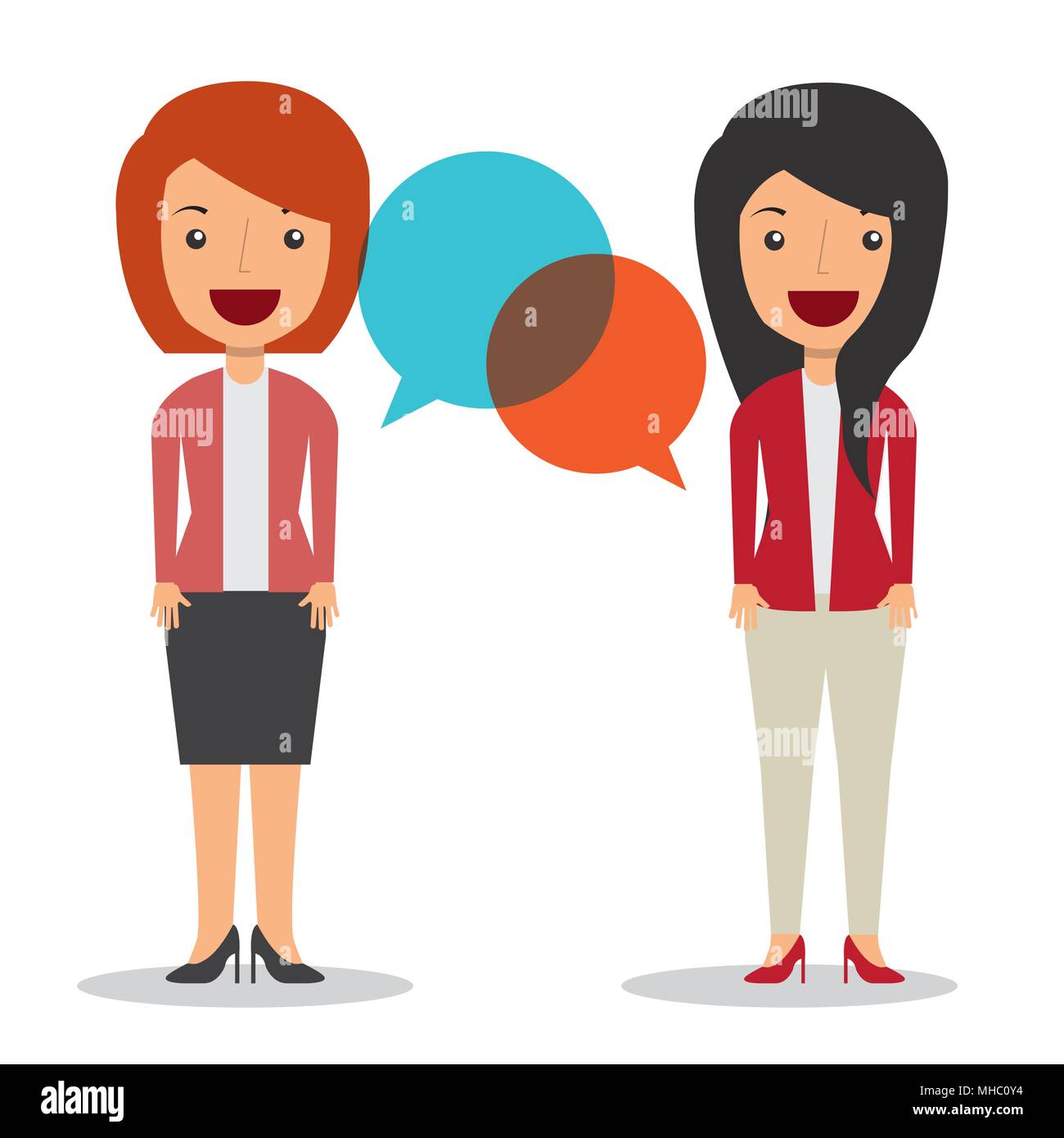 people talking design, vector illustration eps10 graphic Stock Vector ...