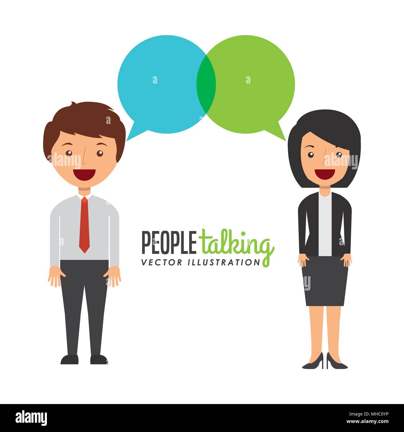 people talking design, vector illustration eps10 graphic Stock Vector ...
