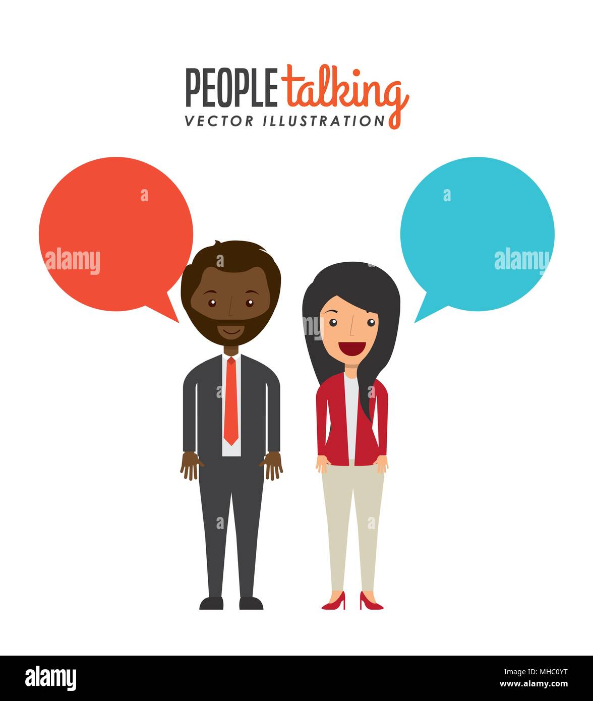 Silhouette business people meeting infographic hi-res stock photography ...