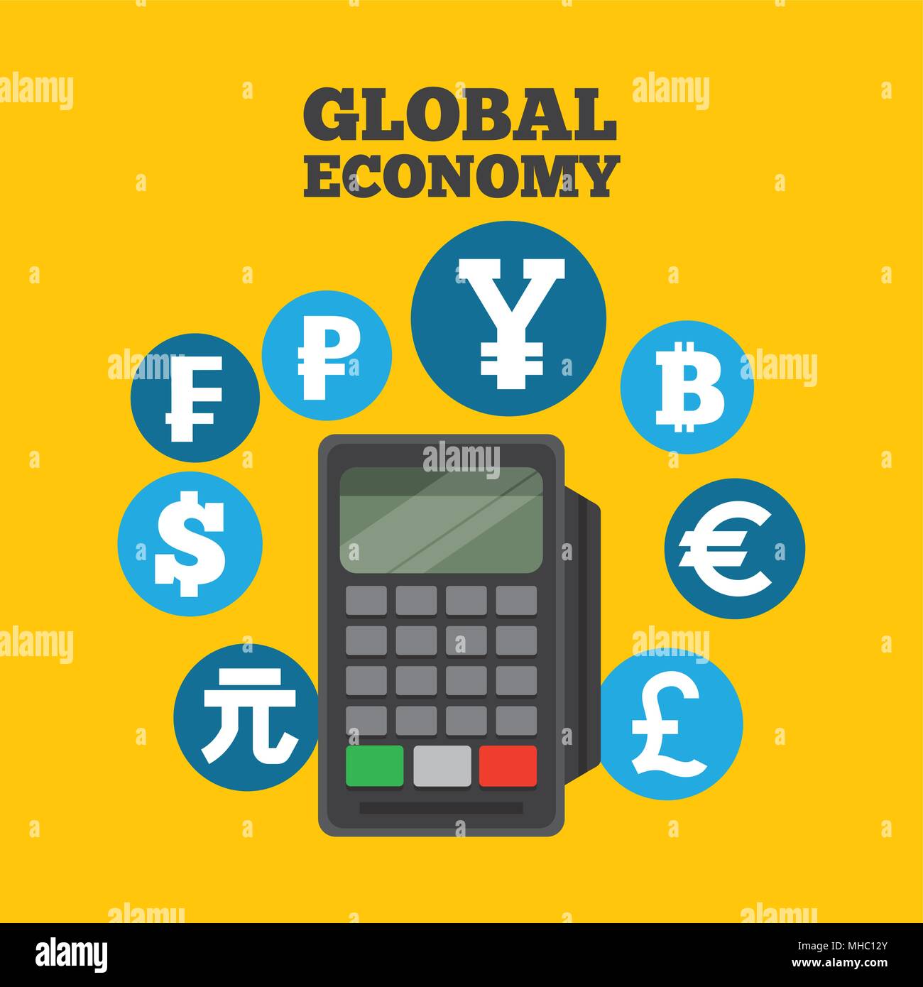 global economy design, vector illustration eps10 graphic Stock Vector ...