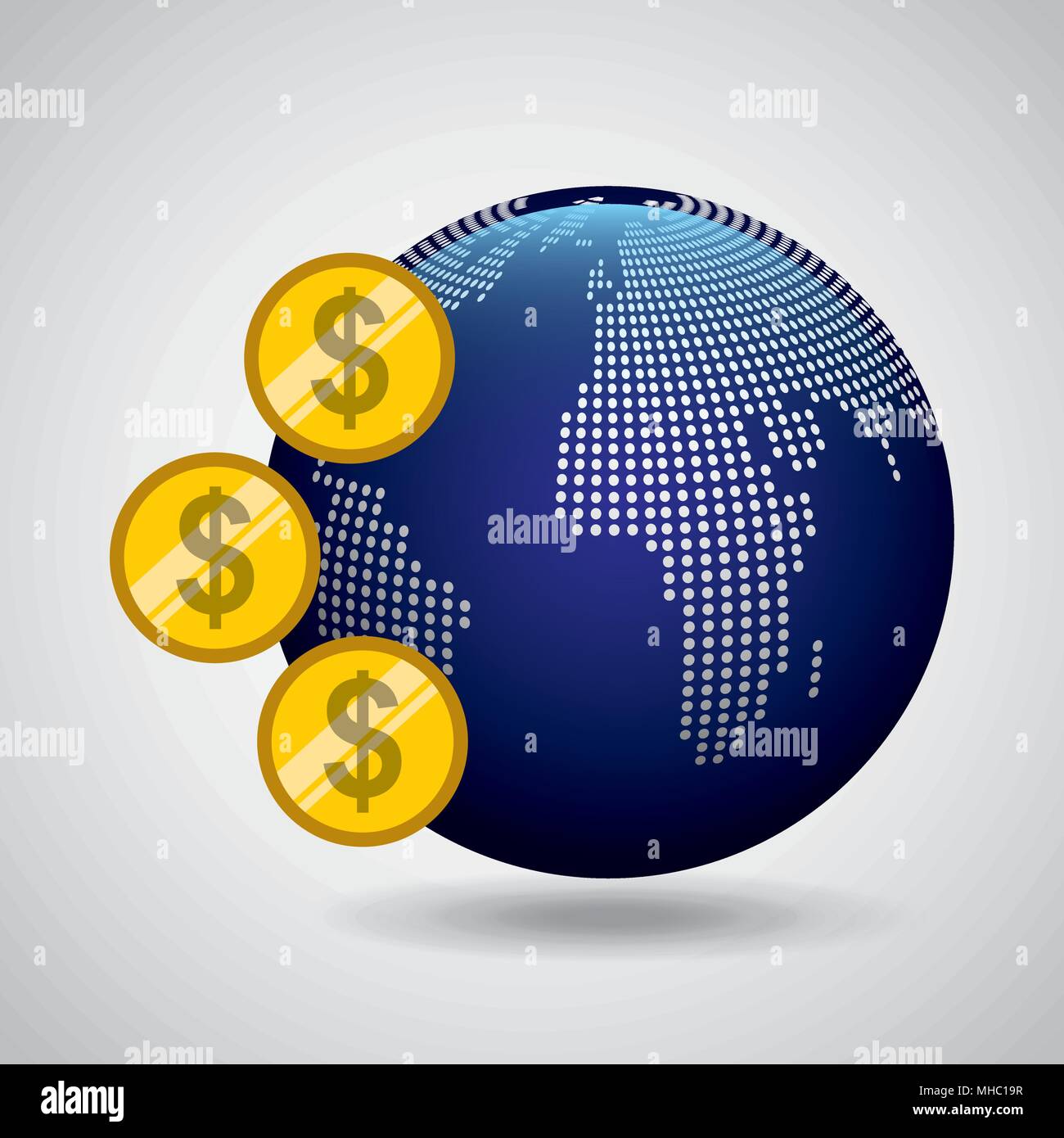 global economy design, vector illustration eps10 graphic Stock Vector ...