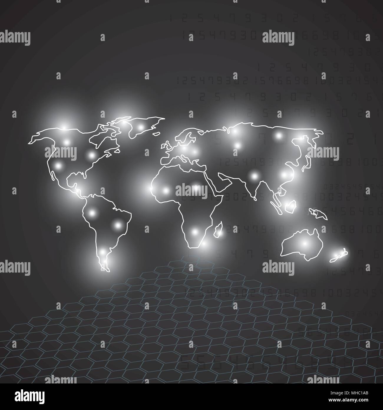 world tech design, vector illustration eps10 graphic Stock Vector Image ...